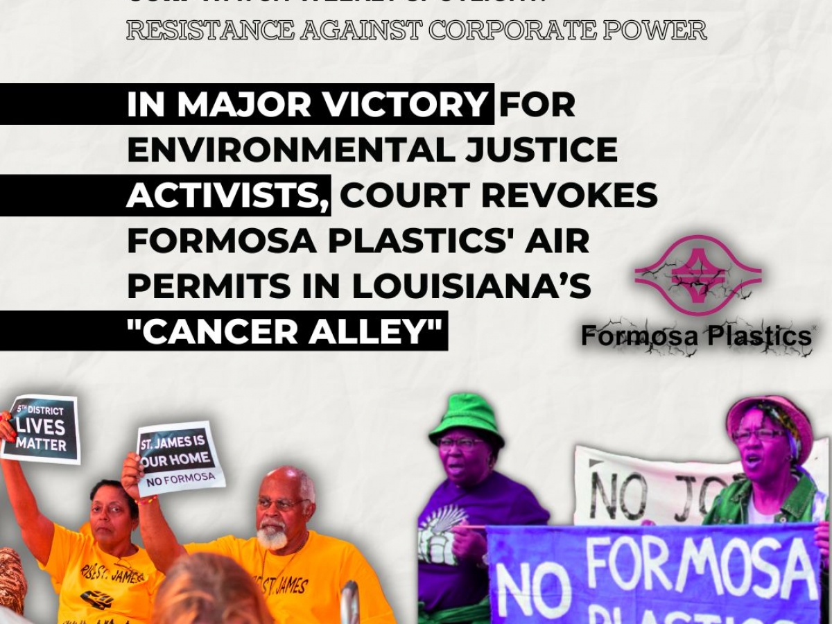 In Major Victory for Environmental Justice Activists, Court Revokes ...
