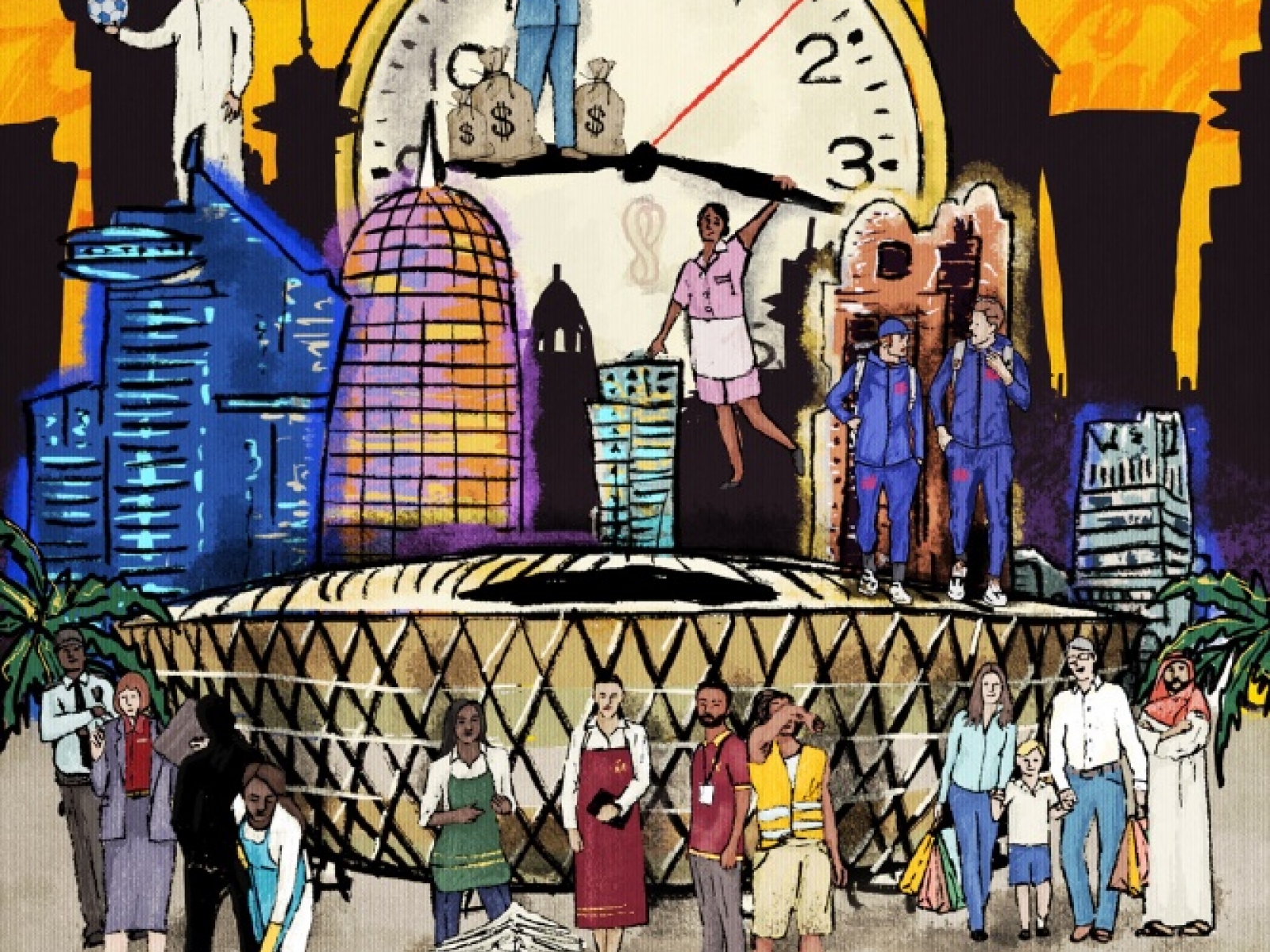 Qatar Deports Migrant Construction Workers Protesting Ahead of World ...